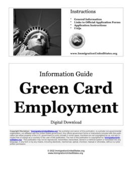 Green Card Employment Instructions - U.S. Immigration Information