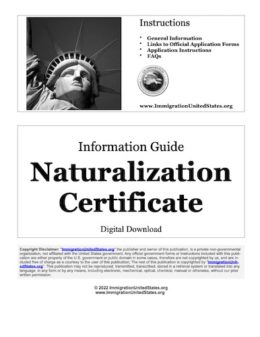 Naturalization Certificate Instructions - U.S. Immigration Information